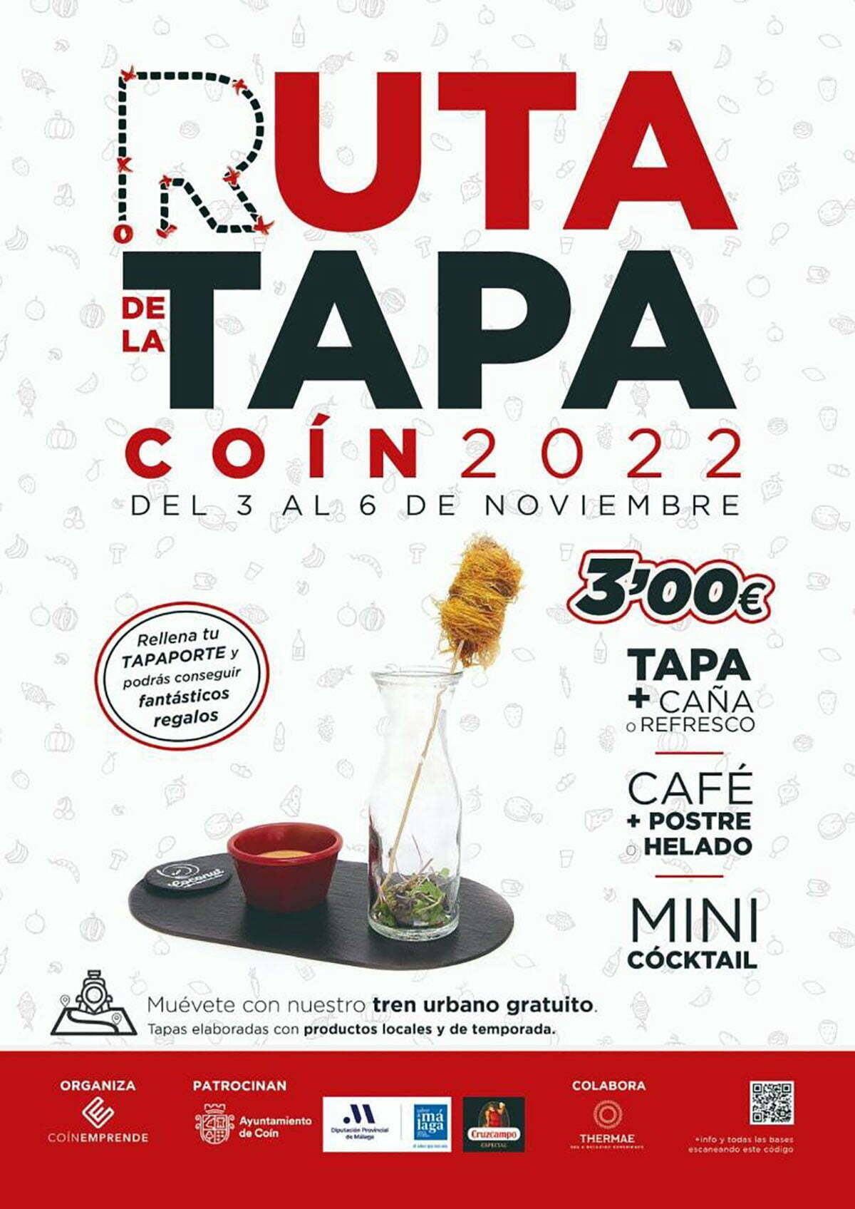 Cartel Ruta de la Tapa 2022 Coín Cartel Ruta de la Tapa 2022 Coín