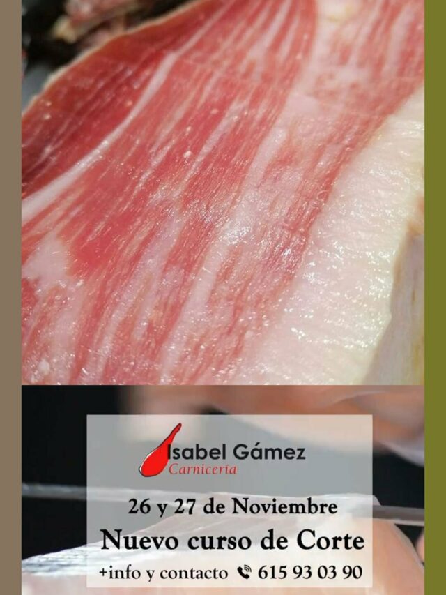 Curso de corte de Jamón Carnicería Isabel Gámez - Valle del Guadalhorce ...