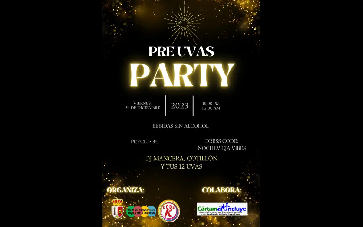Fiesta Preúvas Cártama: Noche de Diversión para la Juventud